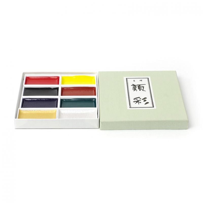 Kissho Gansai 8-Color Set Standard (Kissho) – Shoyu Calligraphy Shop